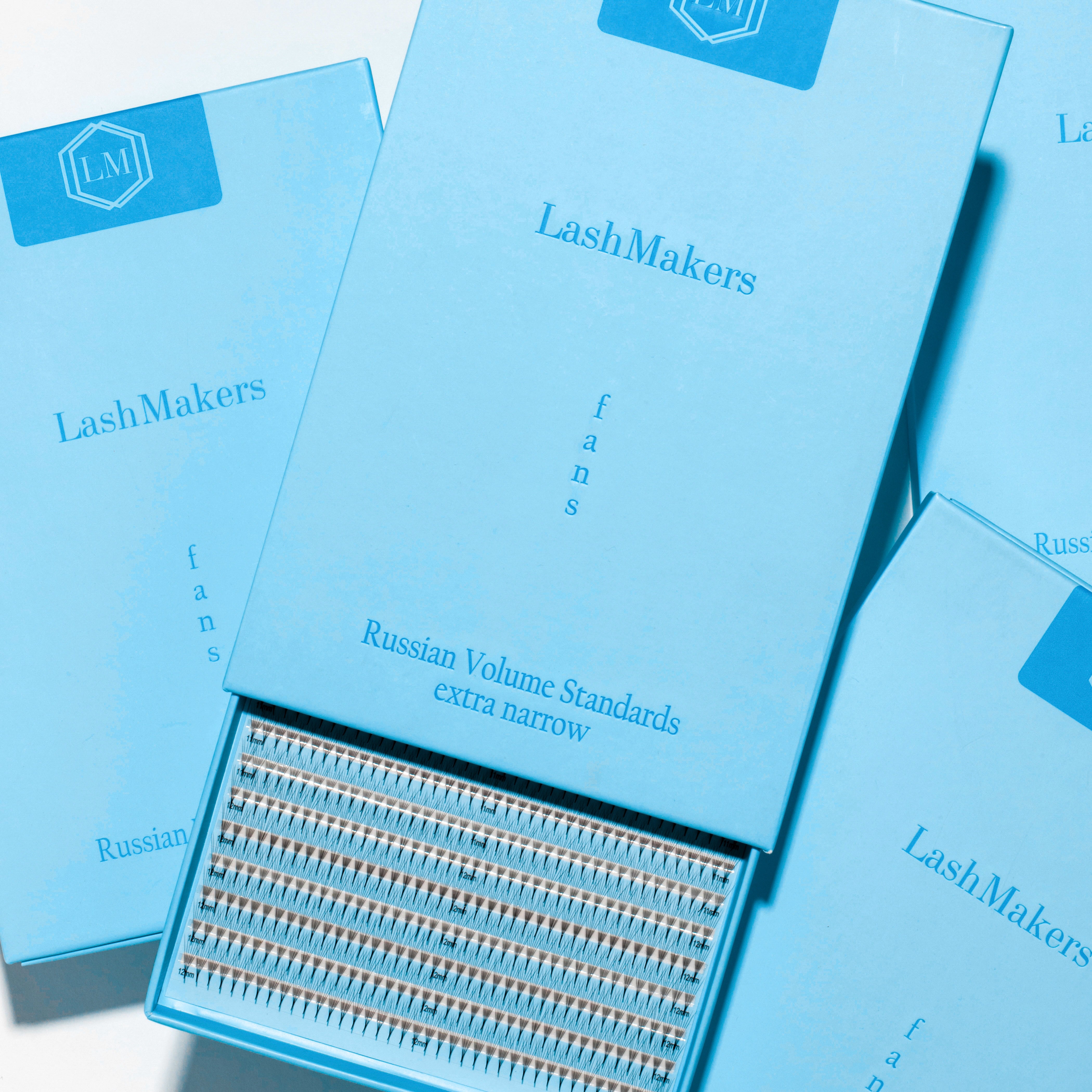 Extra Narrow Pre-made Fans 0.05 - Lashmakers