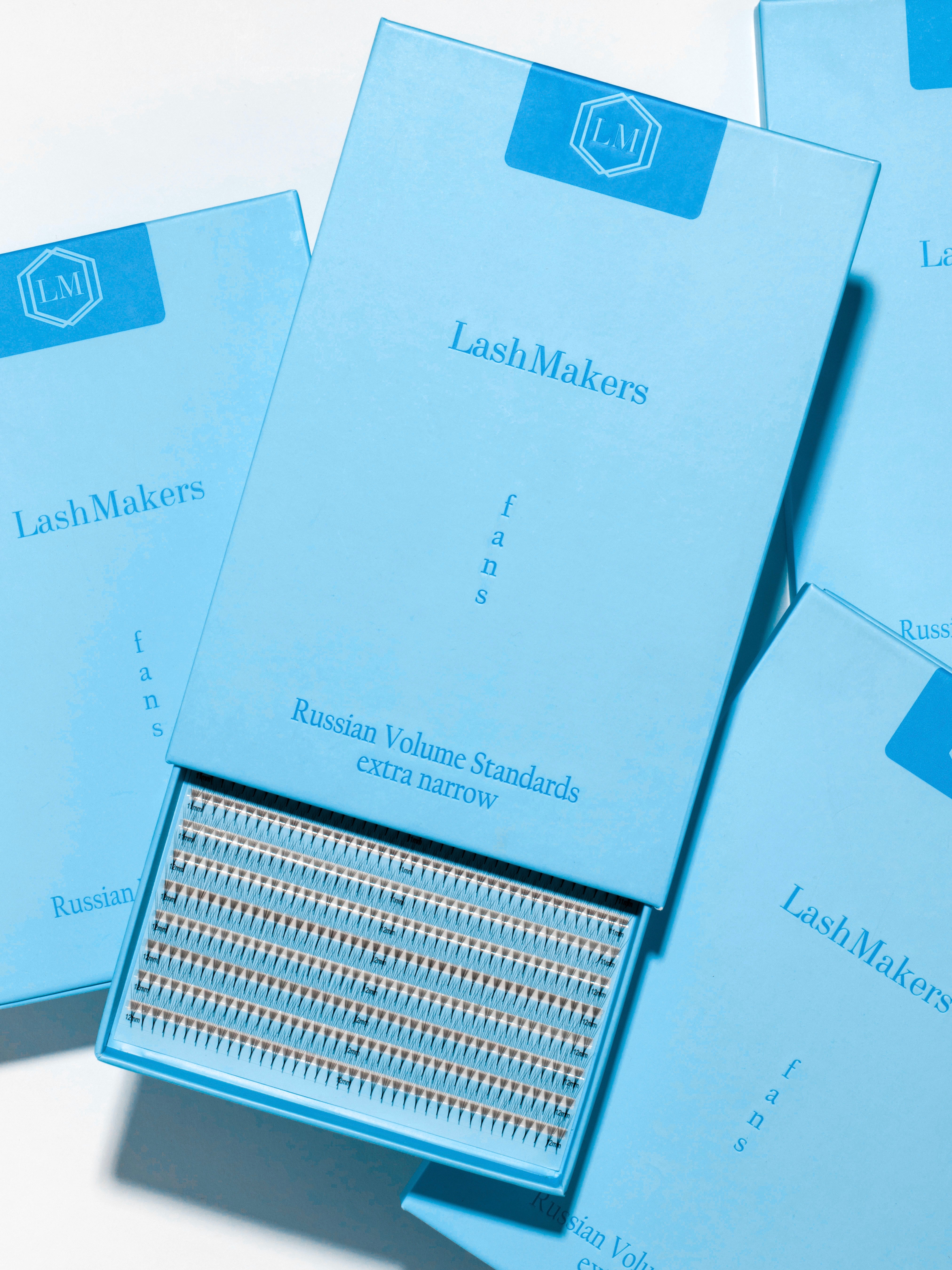 Extra Narrow Pre-made Fans 0.05 - Lashmakers